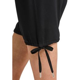 sheego Gro&szlig;e Gr&ouml;&szlig;en Capri-Hose, schwarz, Gr&ouml;&szlig;e 46 - Damen