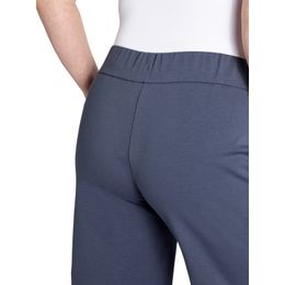 sheego Gro&szlig;e Gr&ouml;&szlig;en Jogg Pants aus elastischem Jersey, rauchblau, Gr&ouml;&szlig;e 52 - Damen