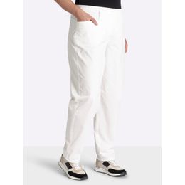sheego Gro&szlig;e Gr&ouml;&szlig;en Chinohose mit Ziertaschen hinten, ecru, Gr&ouml;&szlig;e 44 - Damen