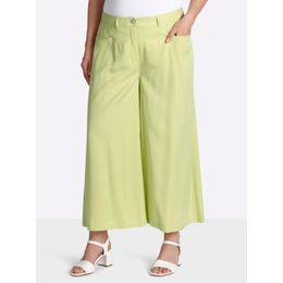 sheego Damen Culotte, Gr&uuml;n, Gr. 50, 7/8-Hose, Material: Lyocell