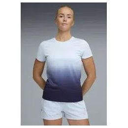 Trainingsshirt Puma "W X HYROX POLY GRAPHIC TEE", Damen, Gr. XL, lucite, deep plum, Jersey, Obermaterial: 100% Polyester, regular fit normal, Rundhals, Shirts, Regular Fit, kurze &Auml;rmel, f&uuml;r Fitness, atmungsaktives Material