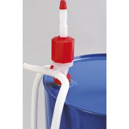 eurokraft basic Kanister-/Fass-Siphon-Handpumpe, f&uuml;r leichte &Ouml;le, L&ouml;sungsmittel, S&auml;uren, PE, ab 5 Stk