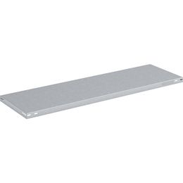 eurokraft pro Fachboden f&uuml;r Lager-Steckregal, Breite 1300 mm, verzinkt, Tiefe 500 mm