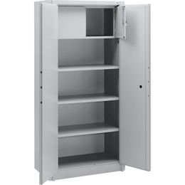 C+P Feuerschutzschrank Certos, H&ouml;he 1950 mm, gem&auml;&szlig; DIN 4102, mit Schlie&szlig;fach, B 930 mm, lichtgrau