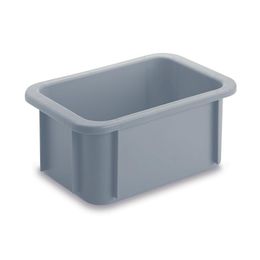Stapelbeh&auml;lter aus Polypropylen, Volumen 5 l, Au&szlig;enma&szlig;e LxBxH 300 x 200 x 125 mm, grau, ab 10 Stk kaiserkraft
