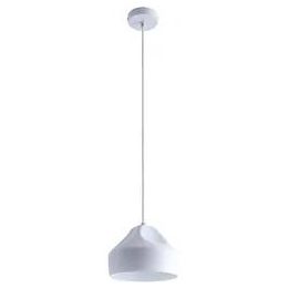 Paco Home Pendelleuchte "HURLEY U", wei&szlig;, 1, &Oslash; 22cm H: 18cm, Leuchten, H&auml;ngelampe Esszimmer K&uuml;chenlampe H&auml;ngend Esstischlampe Innen Gold, Pendelleuchte