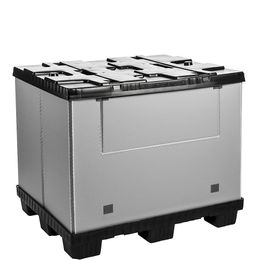 Palettenbox, faltbar, aus PP, Inhalt 895 l, ab 1 Stk kaiserkraft