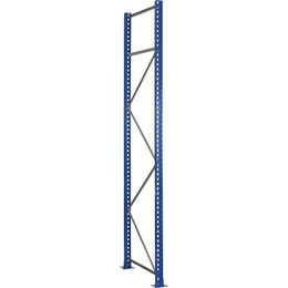 Schulte Palettenregal-St&auml;nderrahmen, Stahl, H&ouml;he 2500 mm, St&uuml;tzrahmen-BxT 76 x 1100 mm