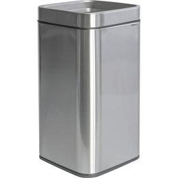 Maul Papierkorb Edelstahl, Anti-Fingerprint, H 504 mm, Volumen 25 l