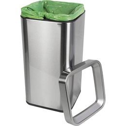 Maul Papierkorb Edelstahl, Anti-Fingerprint, H 504 mm, Volumen 25 l