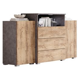 Sideboard Urban 150 Kastanie/Anthrazit