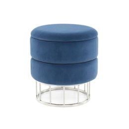 Kayoom HOCKER Hocker in Blau mit Stauraum