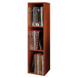 Schallplattenregal Platto in Nussbaumfarbe, B: 34 cm