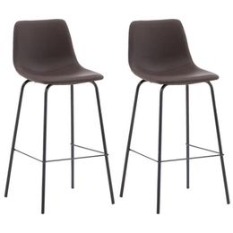 Barhocker-2er Set Alexi ca. 47x103x48 cm Dunkelbraun