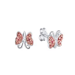 ZEEme for Kids Ohrringe 925 Sterling Silber Schmetterling