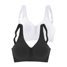 Petite Fleur By Lascana Minimizer Damen Gr&ouml;&szlig;e 100 mint / wei&szlig;