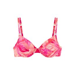 s.Oliver Bikinitop Damen Gr&ouml;&szlig;e 90 koralle / pfirsich / pitaya / himbeer