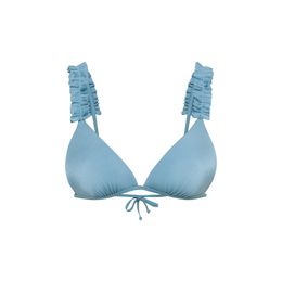 Lascana Bikini Top female size 80 Light blue