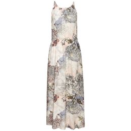 Buffalo Summer Dress female size 40 Light blue / Dark green / Rose / Off white
