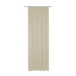 Vorhang WIRTH "Dim out", beige, B:142cm H:155cm, Polyester, Gardinen, nach Ma&szlig;
