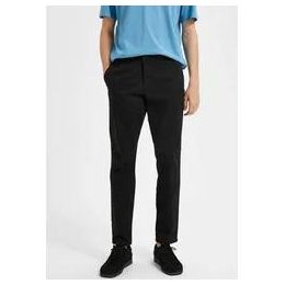 Chinos Selected "SLH175-SLIM NEW MILES FLEX PANT NOOS", Damen, Gr. 31, L&auml;nge 32, schwarz, Web, Obermaterial: 91% Baumwolle, 6% Polyester, 3% Elasthan, unifarben, slim fit lang, Hosen, Baumwollmischung, slim fit