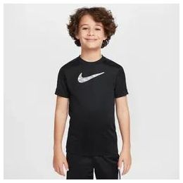 T-Shirt Nike "K NK DF TRPHY23 SS TOP GX", Kinder, Gr. M (140/146), schwarz, schwarz, wei&szlig;, Obermaterial: 100% Polyester, Shirts T-Shirt, f&uuml;r Teens, sportlicher Stil, f&uuml;r Fitness und Freizeit