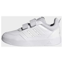 Sneaker Adidas SPORTSWEAR "TENSAUR SPORT 3.0 CF K", M&auml;dchen, Gr. 35, cloud wei&szlig;, ftwr wei&szlig;, grau one, Synthetik, Textil, Schuhe Sneaker, mit Klettverschluss, f&uuml;r Kinder & Jugendliche