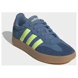 Sneaker Adidas SPORTSWEAR "BARREDA", Damen, Gr. 38, blau (hireye, duin, blipnk), Leder, Synthetik, Schuhe Sneaker, inspiriert vom Design des Adidas handball spezial