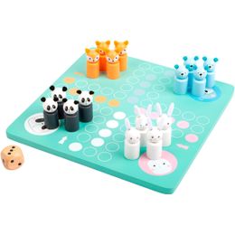 Spiel Small Foot "Ludo, Pastell", bunt, Spiele, KinderB:20cm H:1cm T:20cm, Holz, B:20cm H:1cm T:20cm