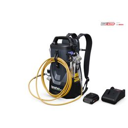 Farbspr&uuml;hger&auml;t Wagner "SprayPack 18 V Kit", schwarz, B:29cm H:53cm T:35cm, Farbspr&uuml;hger&auml;te, Inkl. 2. Bosch AmpShare Akku + FlexTwist Z
