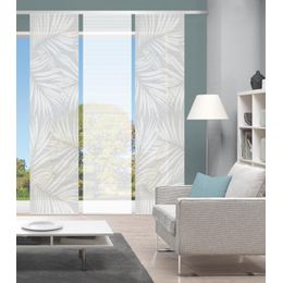 Schiebegardine Vision "PACEY" Gr. 1, grau (taupe), B:60cm H:260cm, Polyester, Gardinen, SET,SCHIEBEVORHANG,BAMBUS,DIGITALDRUCK