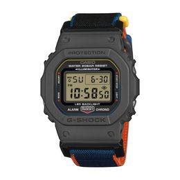 Chronograph Casio G-SHOCK, schwarz, orange, blau, Armbanduhren, Damen, Chronograph, Quarzuhr, Armbanduhr, Herrenuhr, digital, automatischer Kalender