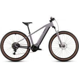 Cube Reaction Hybrid Performance 600 Wh E-Bike Hardtail Diamant 27,5" plumgrey'n'black S | Dienstrad-Leasing m&ouml;glich
