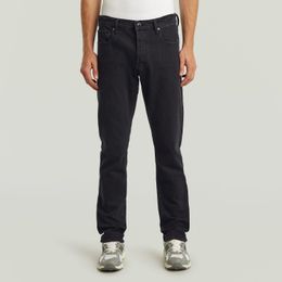 G-Star Raw Regular-fit-Jeans G-STAR "3301 Straight Tapered", Herren, Gr. 34, L&auml;nge 34, washed schwarz, Denim/Jeans, Obermaterial: 98% Baumwolle, 2% Elasthan, normal normal, Jeans