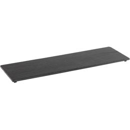 Servierplatte APS "GN 2/4 Naturschieferplatte", schwarz, B:16,2cm H:1cm L:53cm, Schiefer, Servierplatten, Servierplatte, 53 x 16,2 cm