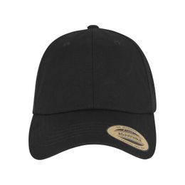 Flex Cap Flexfit "Flexfit Cap Low Profile with elastic snip", Gr. onesize, schwarz, 100% Baumwolle, unifarben, Caps