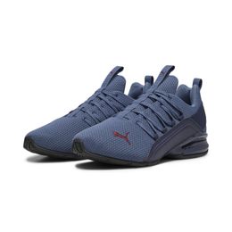Laufschuh Puma "Axelion Refresh Laufschuhe Herren", Herren, Gr. 39, bunt (navy inky blau schwarz jasper rot), Obermaterial: Synthetik, Textil. Futter: Textil. Innensohle: Textil. Laufsohle: Gummi, Schuhe Laufschuh
