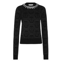 Philipp Plein Rundhalspullover Monogram