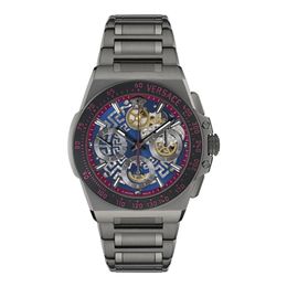 Versace Greca Extreme Chrono Skeleton Rotguss Herren Armbanduhr VE0Y00225