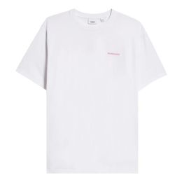Wei&szlig;es T-shirt Mit Burberry-logo Auf Der R&uuml;ckseite