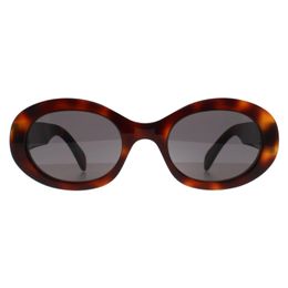 C&eacute;line Celine Oval Damen Gl&auml;nzend Havanna Grau CL40194U Triomphe