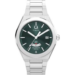 Timex Q Timex Continental Silber Herren Armbanduhr TW2Y24800