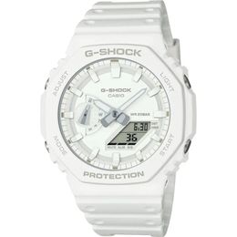 Casio G-Shock Unisex Wei&szlig;er Chronograph GA-2100-7A7ER