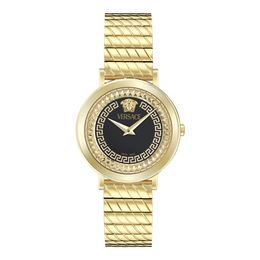 Versace Delphinus Gold Damen Armbanduhr VE0O00425