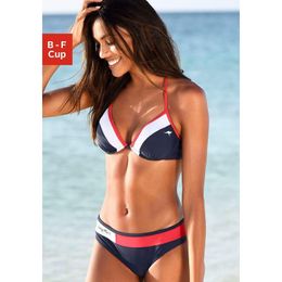 Kangaroos Damen Kangaroos B&uuml;gel-Bikini &raquo;Energy&laquo; mit Kontrasteins&auml;tzen blau 44, Cup C