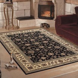 Ayyildiz Teppiche Teppich &raquo;Marrakesh 210&laquo; rechteckig 12 mm H&ouml;he Kurzflor, Orient-Optik, Wohnzimmer schwarz Kunstfaser B : 80cm 1 Stk., 12mm, L: 150cm