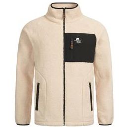 Fleecejacke Arctic Seven "ASAdvenio", Herren, Gr. M, beige, Obermaterial: 100% Polyester, Innenseite: 100% Polyester, Jacken Fleecejacke, Aus hochwertigem Sherpa-Fleece