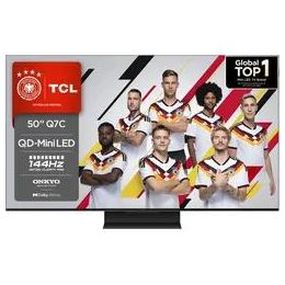 TCL Mini-LED-Fernseher "50Q7CX1", Energieeffizienz: F (A-G), schwarz, 50, Fernseher, Dolby Atmos, Dolby Vision, Smart TV, Apple TV, 4K HDR