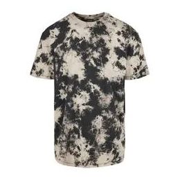 T-Shirt Urban Classics "Urban Classics Herren Oversized Bleached Tee", Damen, Gr. M, schwarz, 100% Baumwolle, oversize, Rundhals, Shirts T-Shirt