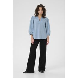 Kaffe Langarm-Bluse KAenya Regular fit light blue